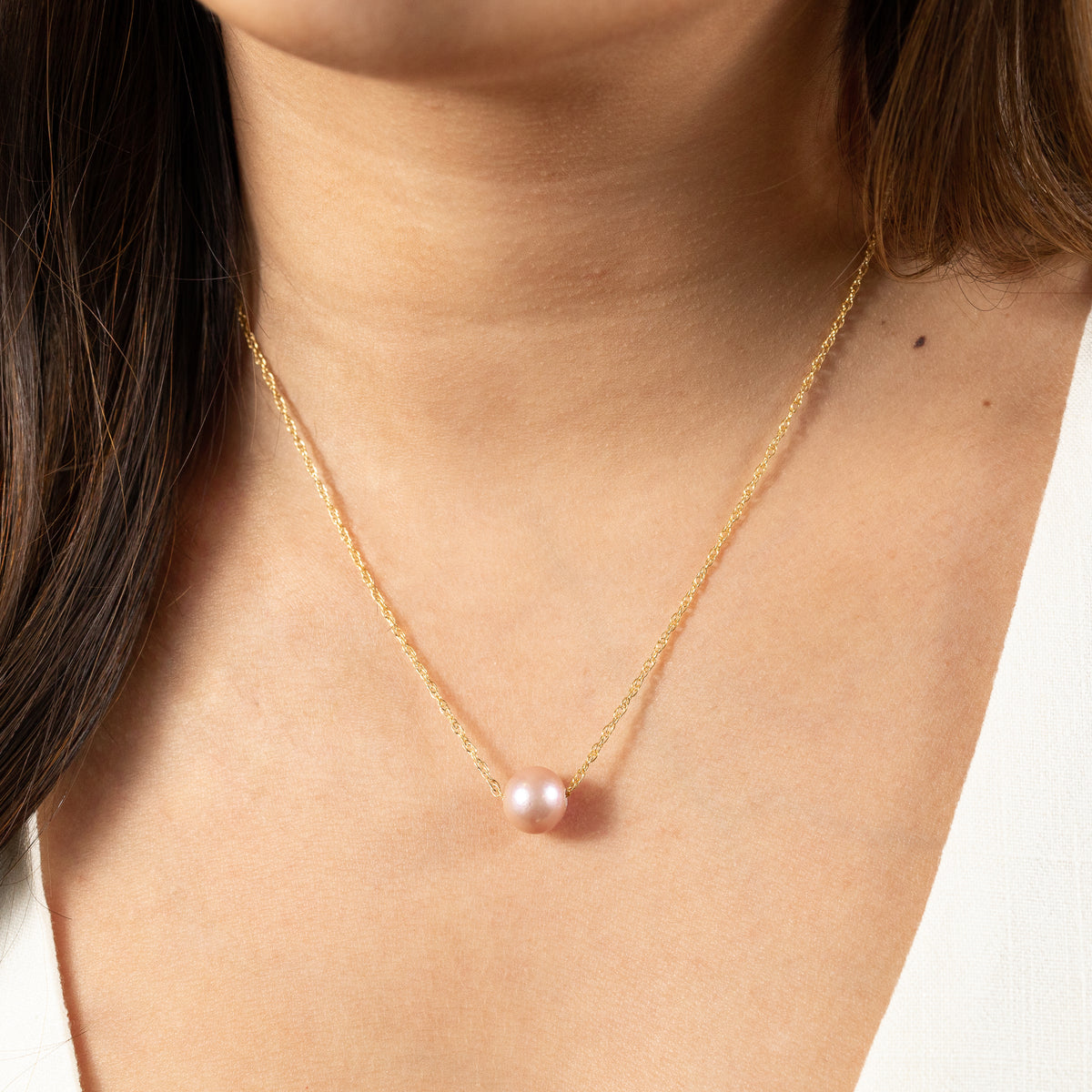 Pink Edison Pearl Necklace – NĀ WEHI